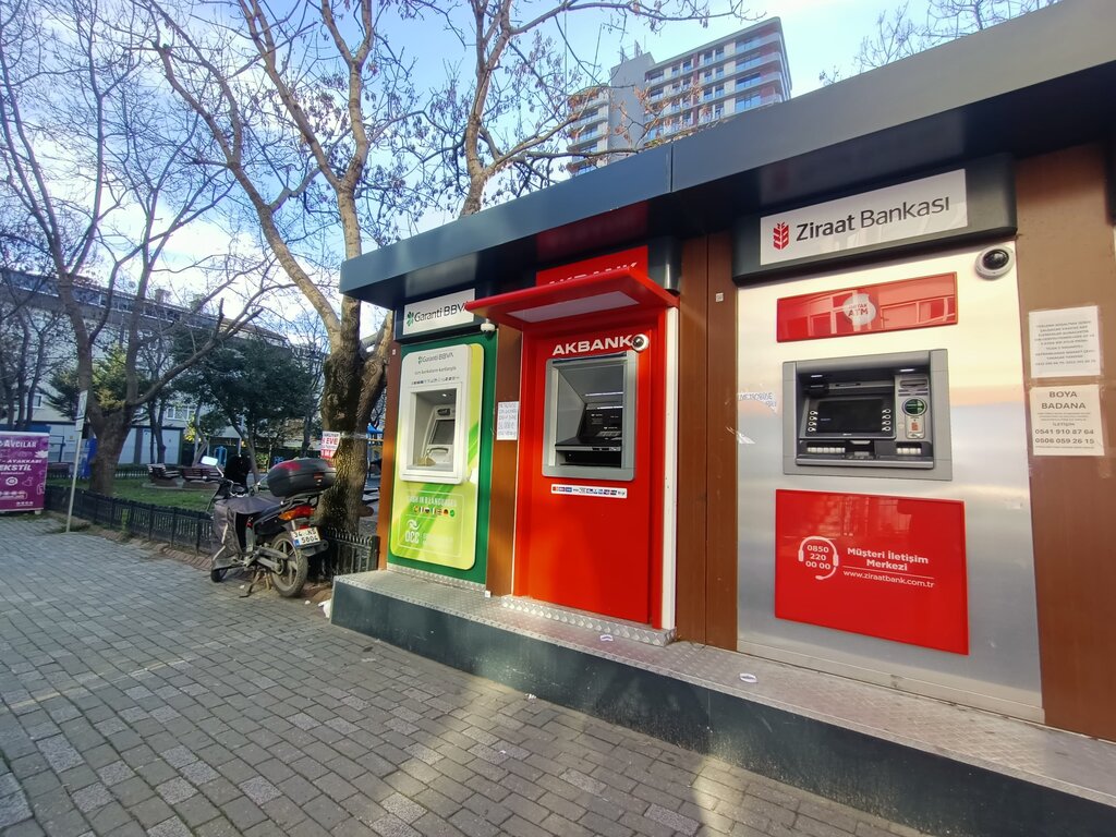 ATM'ler Akbank ATM, İstanbul, foto