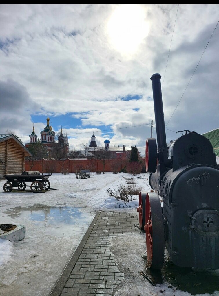 Teknoloji anıtı Lokomobil, Kolomna, foto