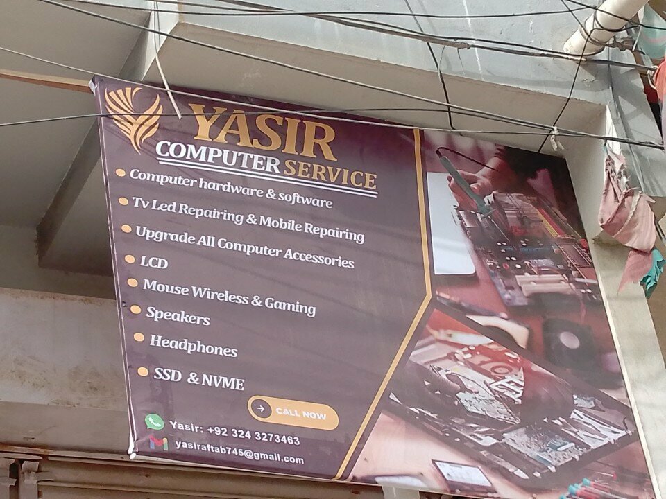 Bilgisayar aksesuarları Yasir computer service, Karaçi, foto