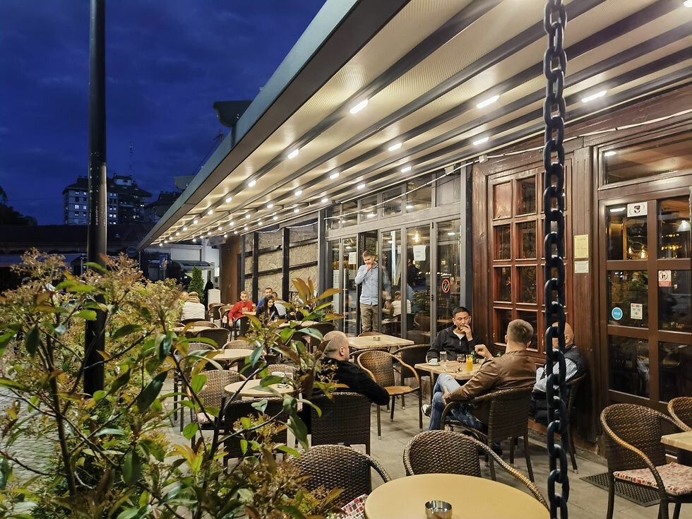 Çerçeve ve çadır yapıları Bilge Pergola, İstanbul, foto