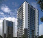 КБС. Берег (Krasnoyarsk, Sudostroitelnaya ulitsa), konut blokları  Krasnoyarsk'tan