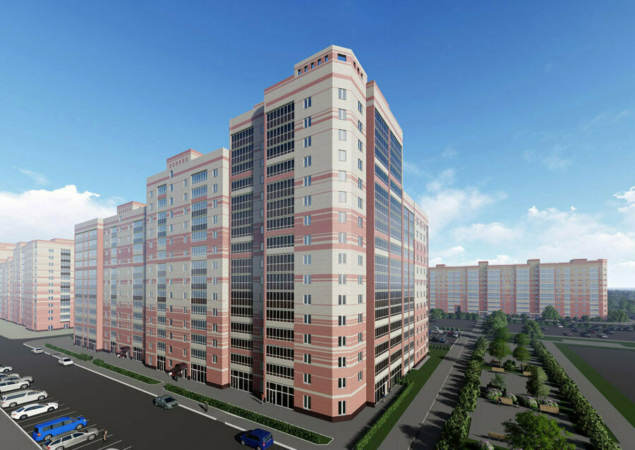 Konut blokları Каскад, Cherepovets, foto