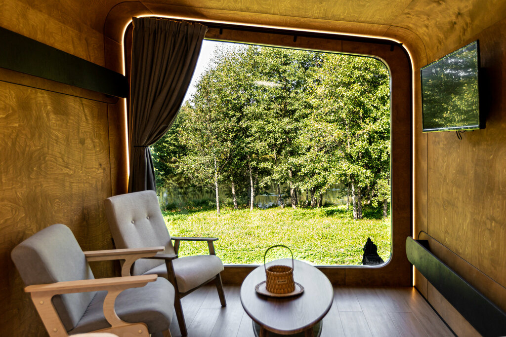 Resort oteller, tesisler Glamping-park u Ostroga, Vladimirskaya oblastı, foto