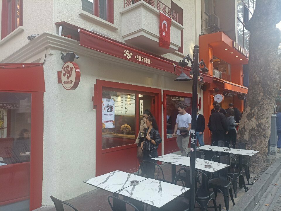 Fast food Taff Burger, İstanbul, foto