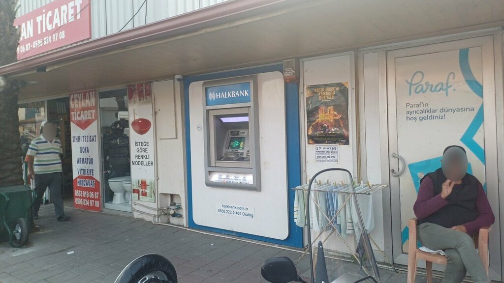 ATM'ler Halkbank ATM, Fethiye, foto