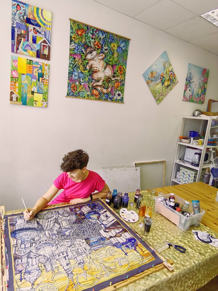 Sanat atölyeleri Виктория Давыдова Роспись по ткани Батик, Samara, foto