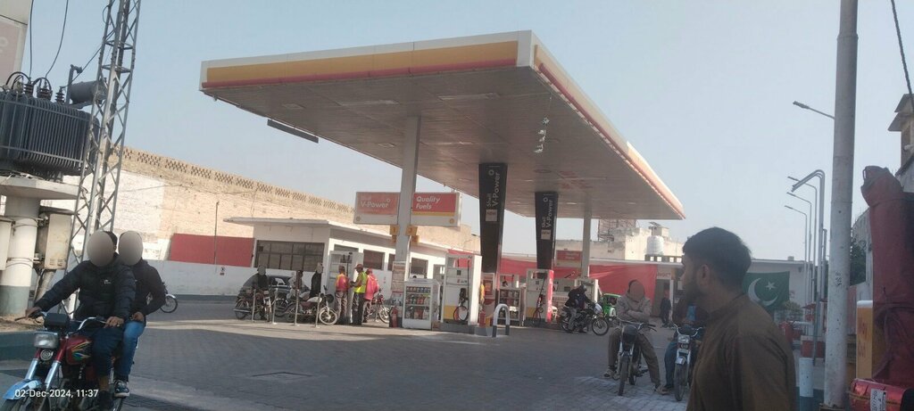 Benzin istasyonu Shell, Rawalpindi, foto