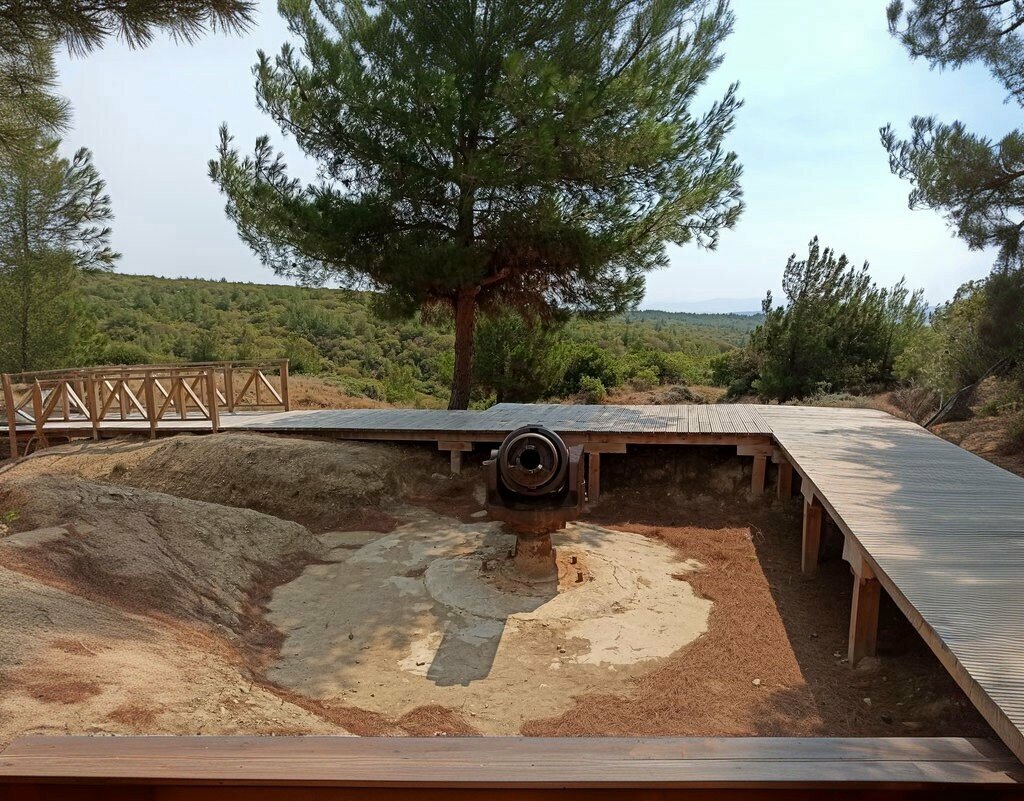Unutulmaz olayların yeri Mesudiye Topu, Eceabat, foto