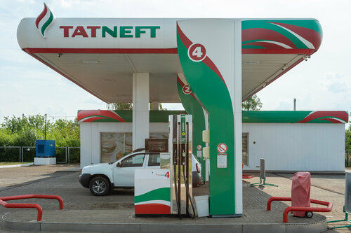 Benzin istasyonu Tatneft', Tataristan, foto