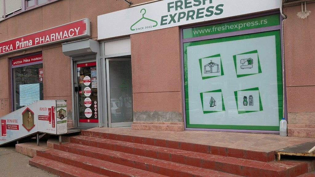 Kuru temizlemeciler Fresh Express, Belgrad, foto