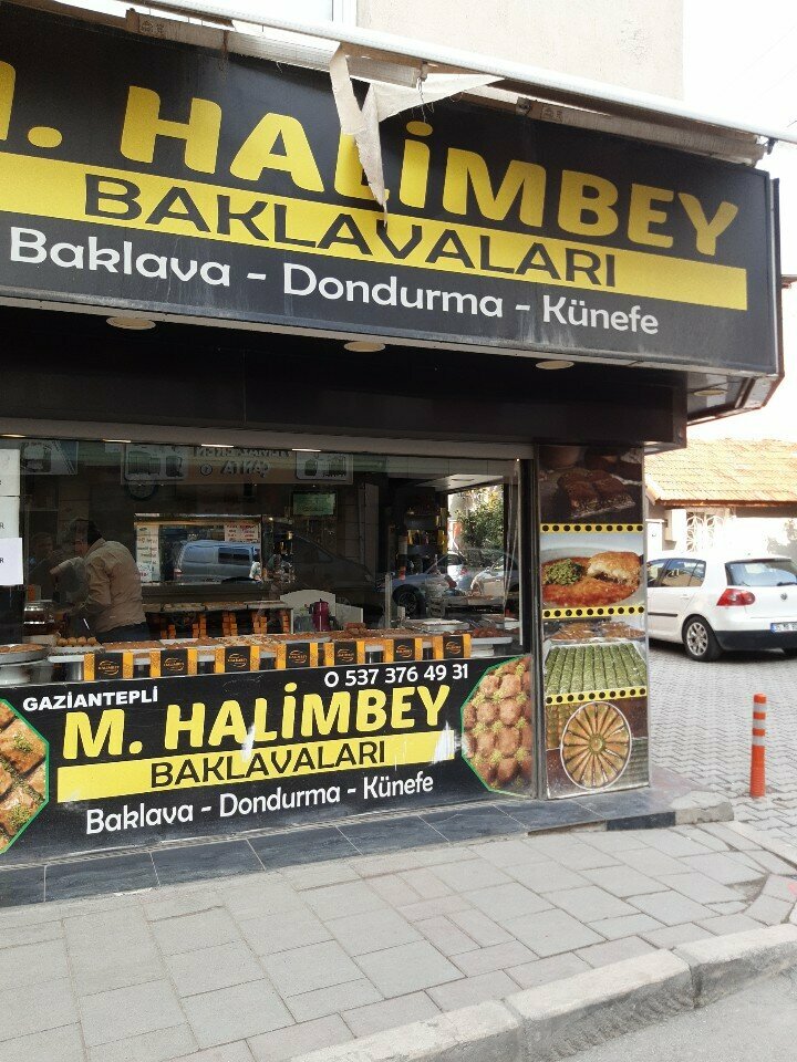Pasta, şekerleme ve tatlı M. Halimbey Baklavaları, İzmir, foto