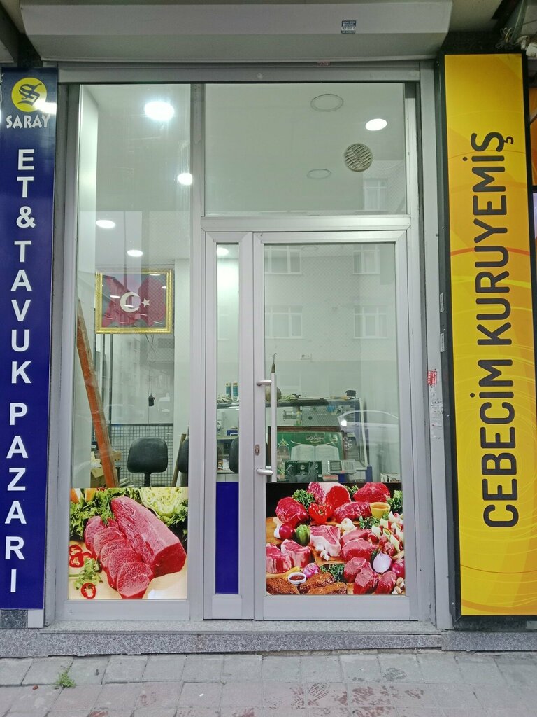 Kasap, şarküteri Saray Et Tavuk Pazarı, İstanbul, foto