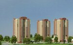 ZhK Lunny (Moscow Region, Domodedovo, Zapadniy Subdistrict, Lunnaya Street), konut blokları  Domodedovo'dan
