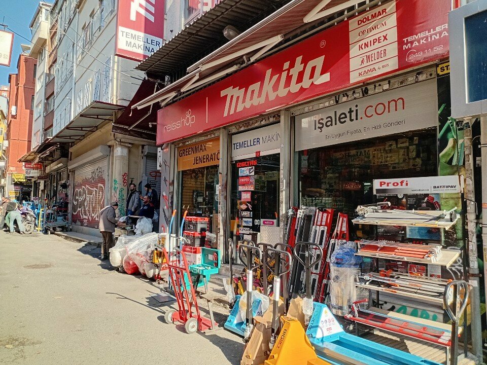 Yapı malzemeleri pazarı Temeller Makina, İstanbul, foto