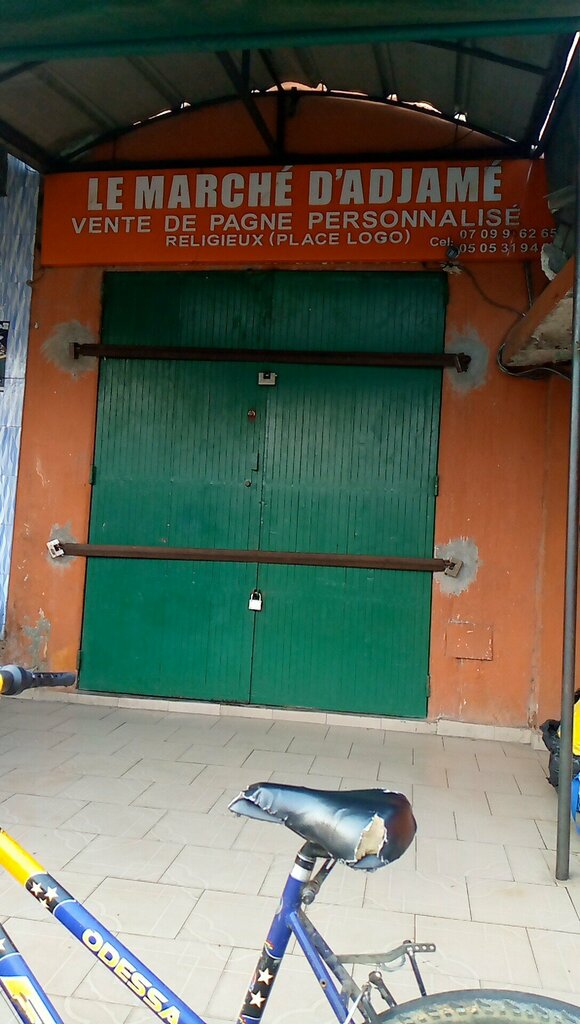 Tuhafiyeler Adjame Market, Abican, foto