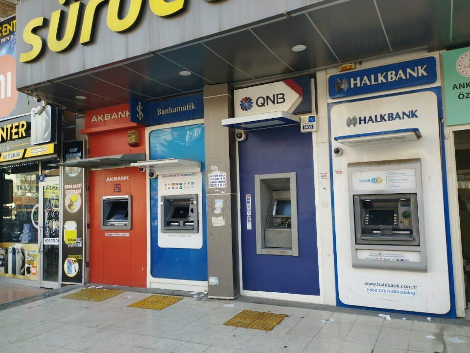 ATM'ler Qnb Finansbank, Ankara, foto