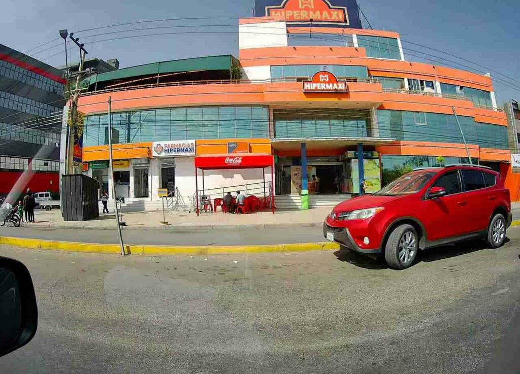 Geçiş noktaları, güvenlik kontrol alanı Security Post, Cochabamba, foto