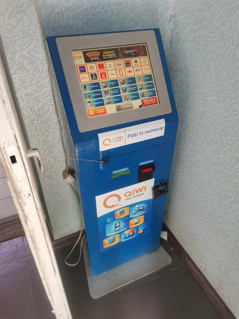 Ödeme terminali Qiwi, Kişinev, foto