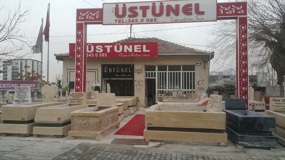 Heykel ve mezarlık taşı üreticileri Üstünel Mermer, Ankara, foto