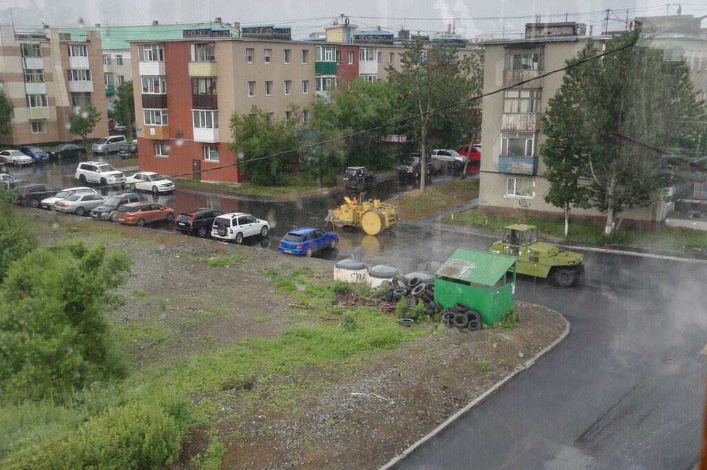 Çöp alanları Trash and garbage disposal area, Petropavlovsk, foto