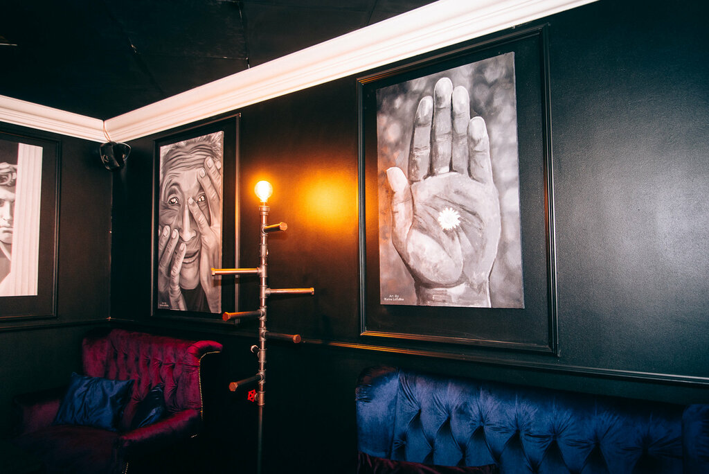 Nargile kafeler Bo-Bo Lounge, Moskova, foto