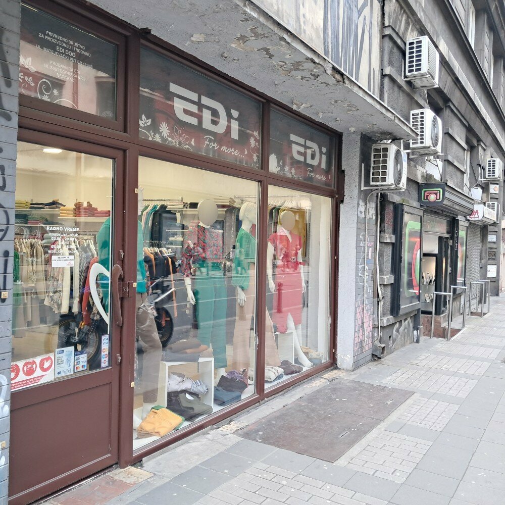 Giyim mağazası Modna Kuća Edi, Belgrad, foto