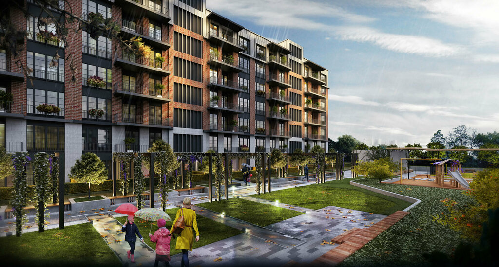 Konut blokları Sinpas Finans Sehir, İstanbul, foto