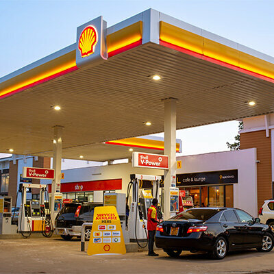 Benzin istasyonu Shell, Abican, foto