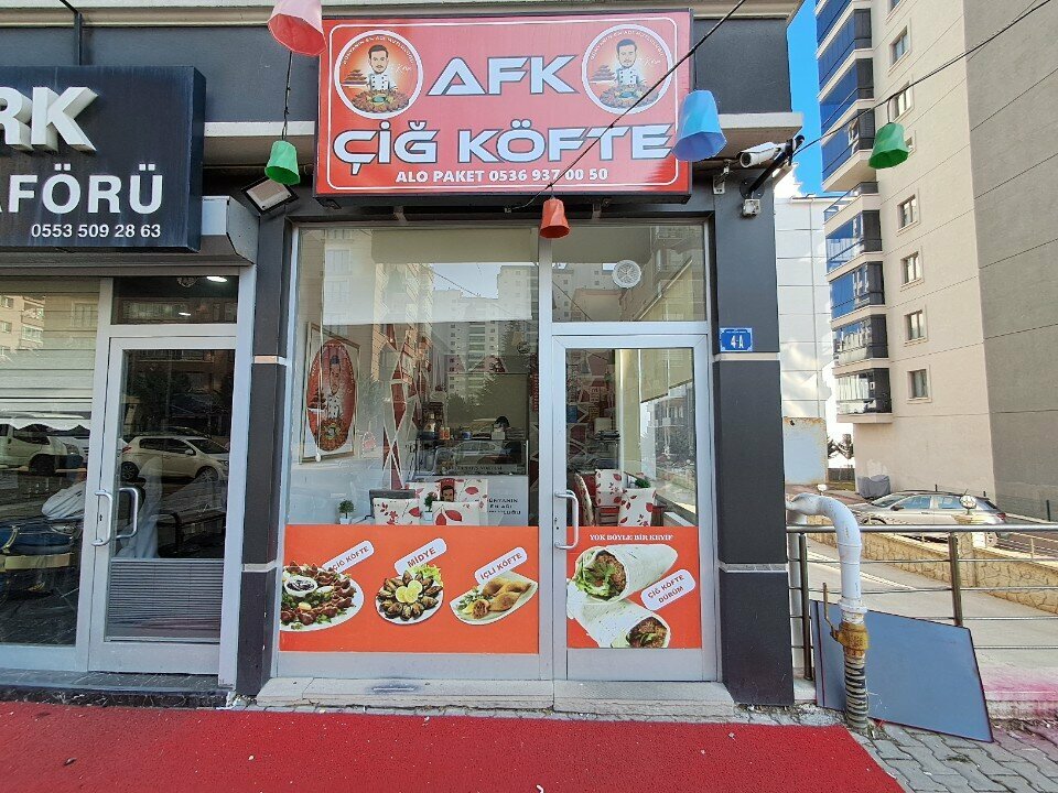Fast food Afk cigköfte, Ankara, foto