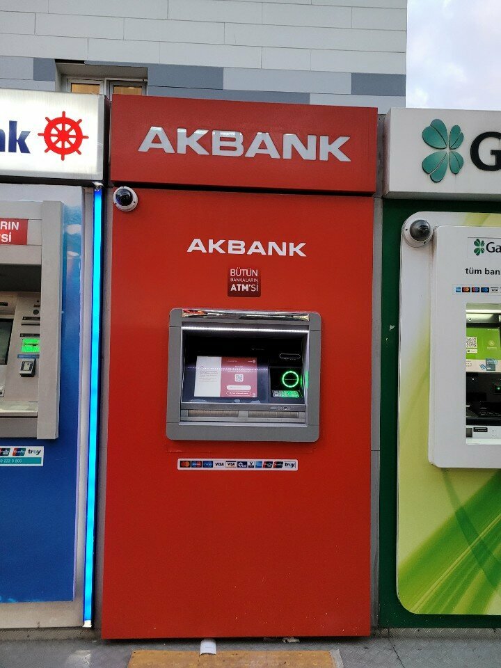 ATM'ler Akbank ATM, İstanbul, foto