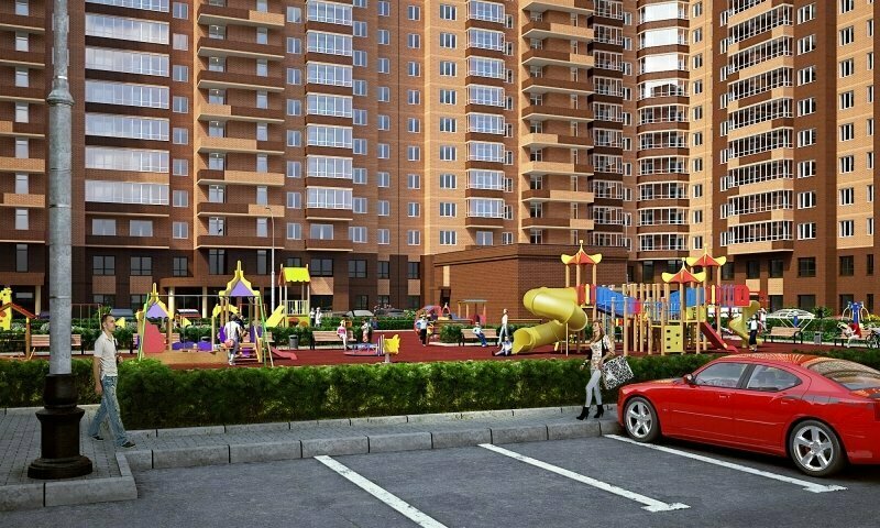 Konut blokları Московский к. 2, 3, Podolsk, foto