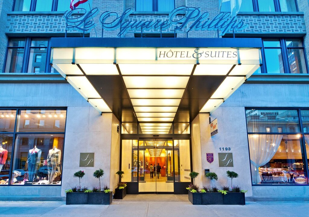 Otel Le Square Phillips Hotel And Suites, Montreal, foto