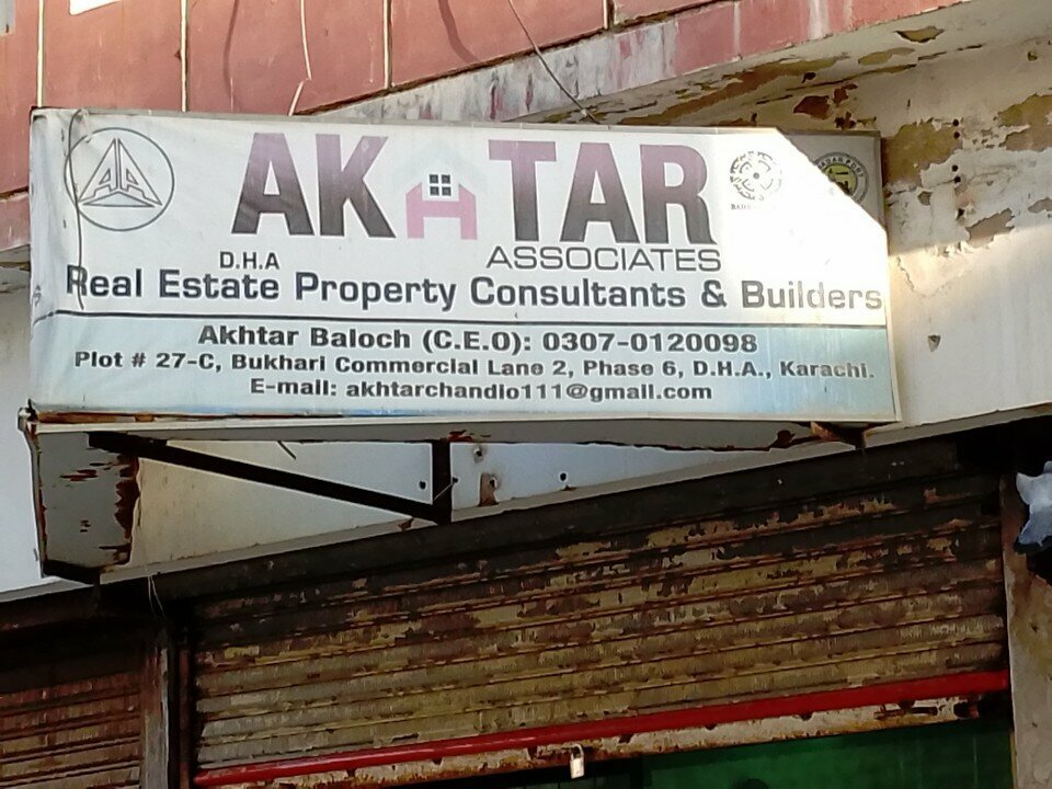 Emlak ofisi Akhter, Karaçi, foto