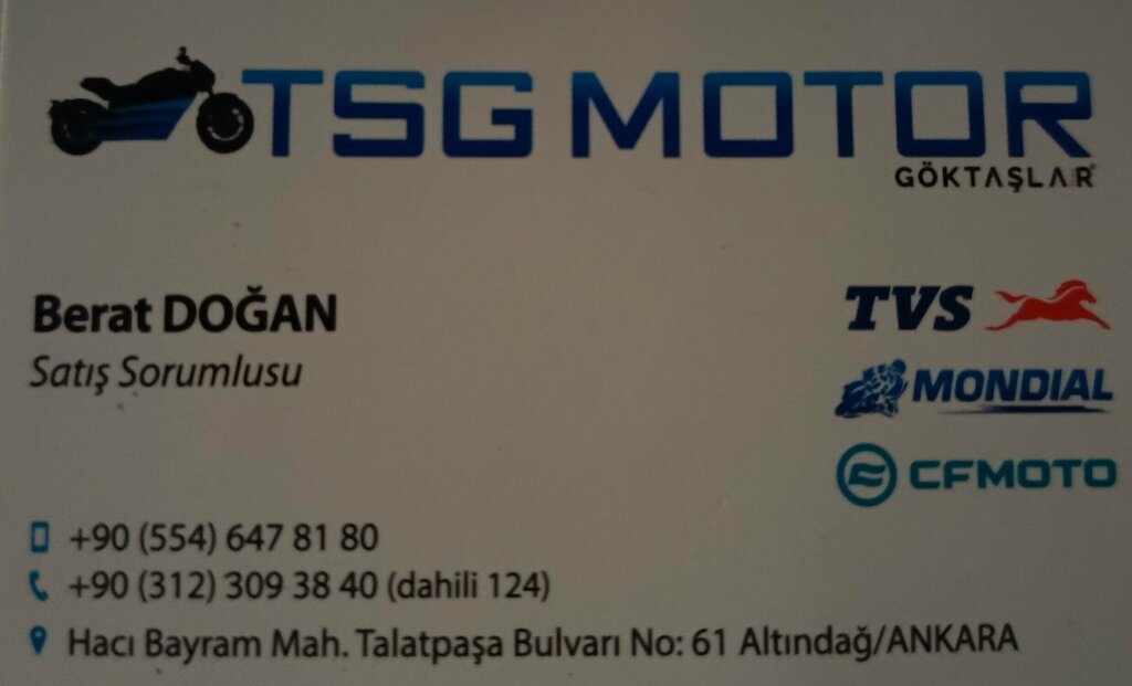 Motorların satışı Tsg Motor, Ankara, foto