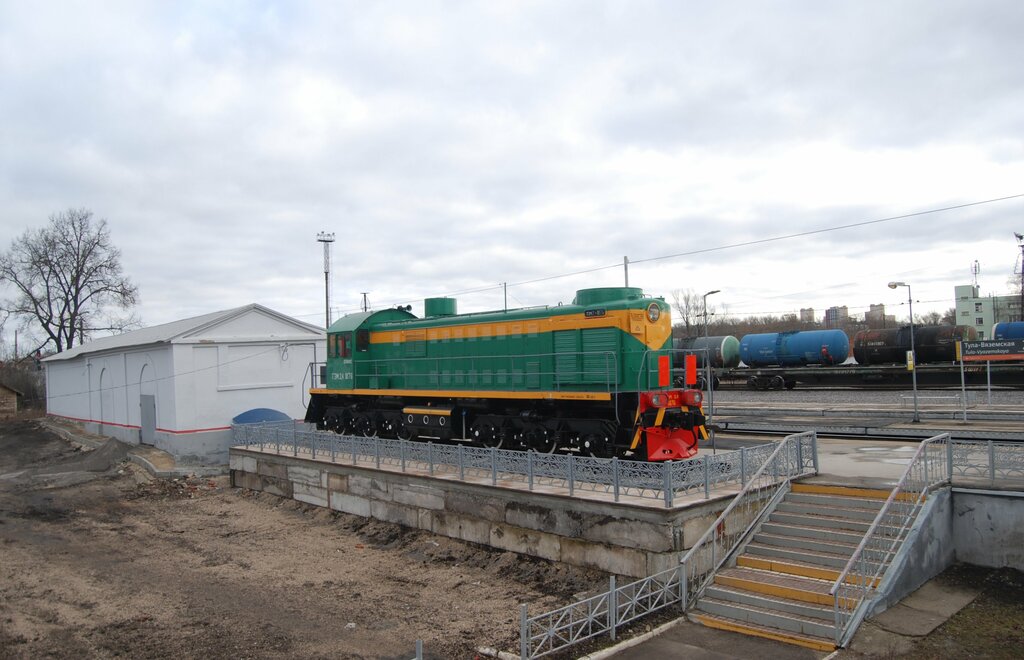 Teknoloji anıtı Тепловоз Тэм2-1876, Tula, foto