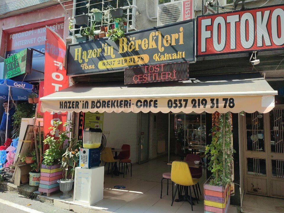 Fast food Hazer'in börekleri, İstanbul, foto