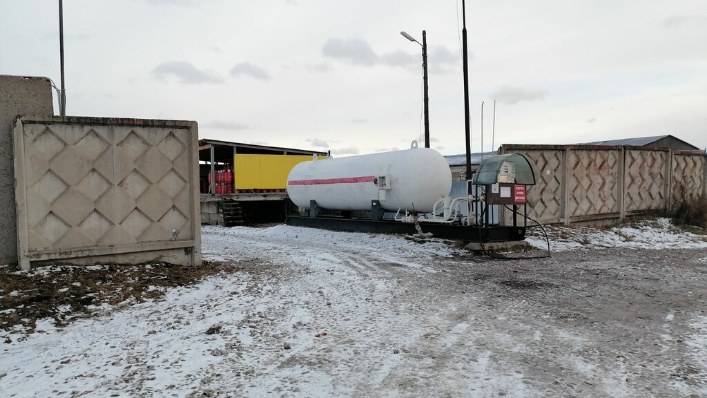 Otogaz dolum istasyonu АГЗС Пропан, Krasnoyarski krayı, foto