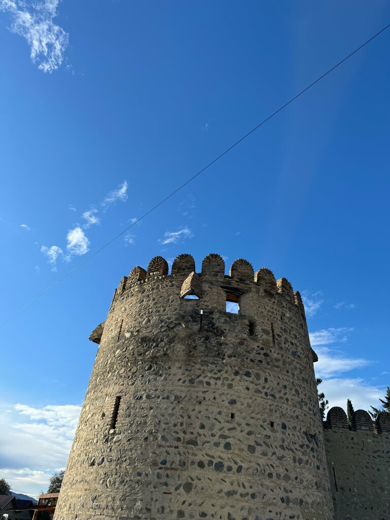 Turistik yerler Mukhrani castle and fence, , foto