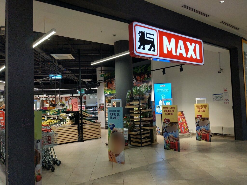 Süpermarket Maxi, Belgrad, foto