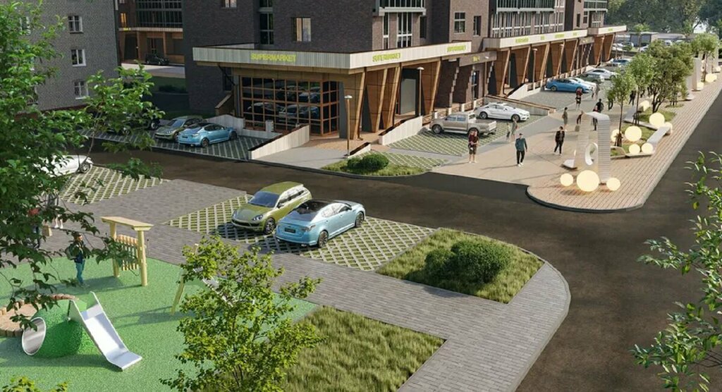 Konut blokları ЛетоПарк, Tomsk, foto