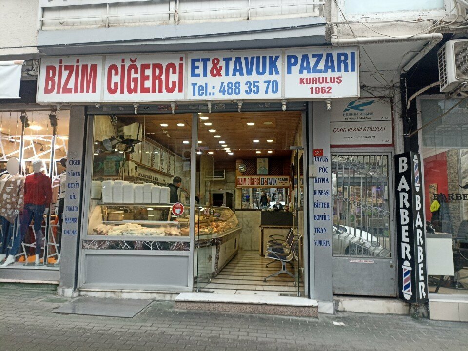 Kasap, şarküteri Bizim Ciğerci, İstanbul, foto
