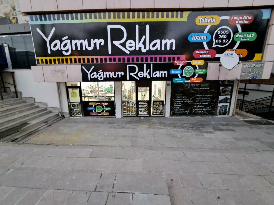 Tabela yapımı Yağmur Reklam, Ankara, foto