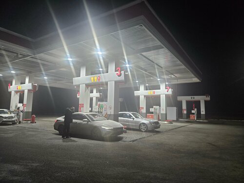 Benzin istasyonu Sinooil, Jambıl eyaleti, foto