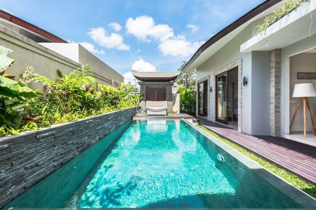Otel Daun Lebar Villas, Bali, foto