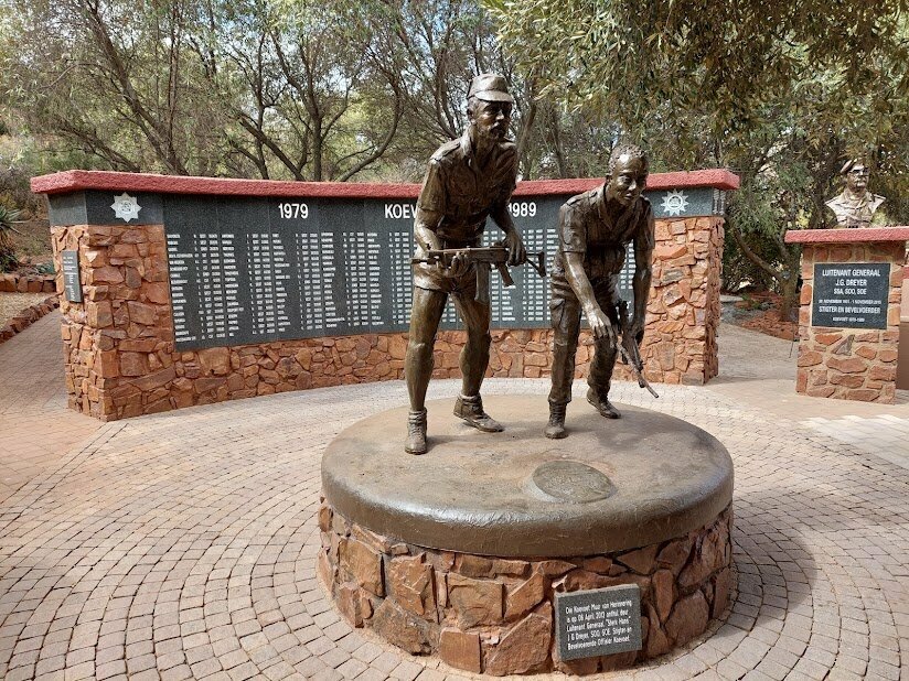 Park, sokak heykeli Voortrekker Monument, Pretoria, foto