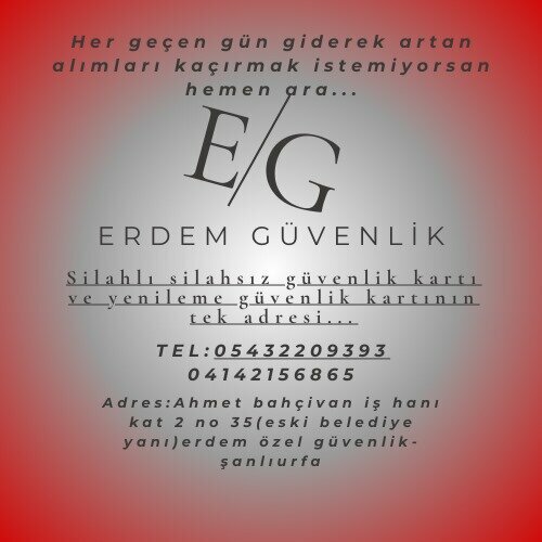 Güvenlik firmaları Erdem Özel Güvenlik, Şanlıurfa, foto