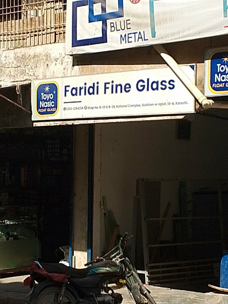Cam ve cam ürün üreticisi Faridi fine glass, Karaçi, foto