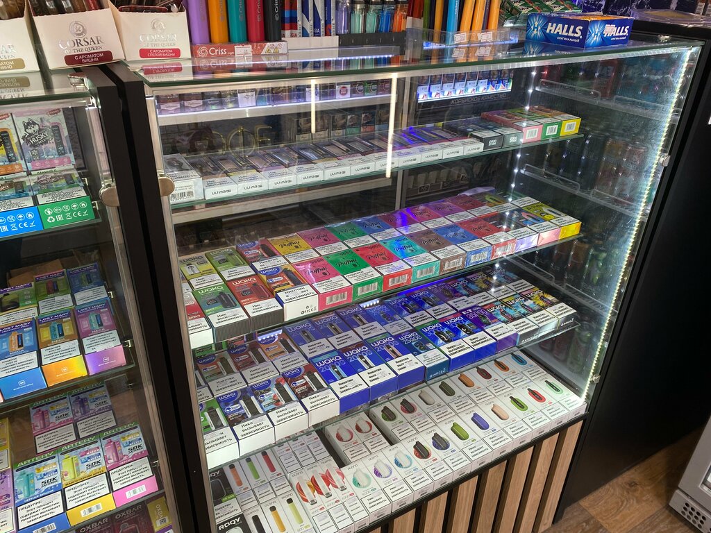 Tütün, sigara mağazaları V-tabak, Kudrovo, foto