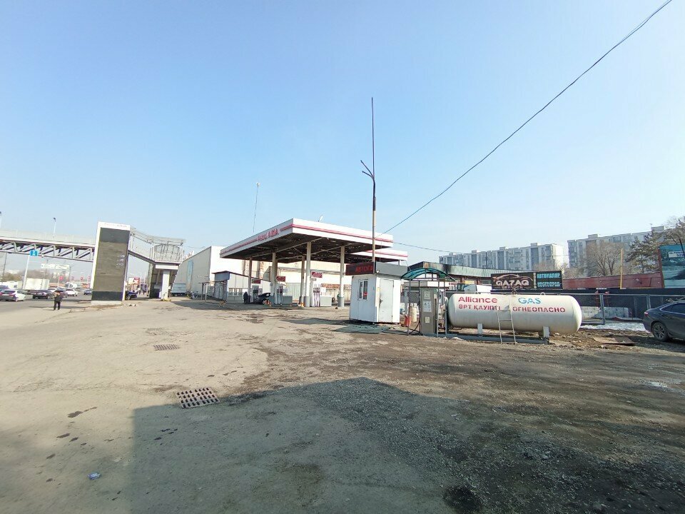 Otogaz dolum istasyonu Alliance-gas, Almatı, foto