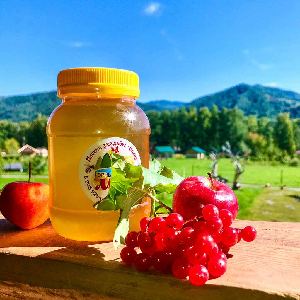 Bal ve arıcılık firmaları Пантелеймонова пасека, Altayski krayı, foto